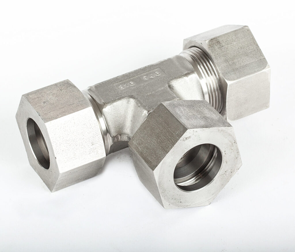 12mm OD Equal Tee Twin Ferrule Stainless Steel 316 | Product