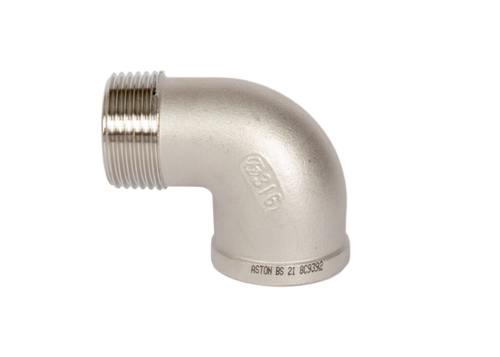 1-1/2" 90° Male x Female Elbow BSP 150lb Stainless Steel 316 | Product