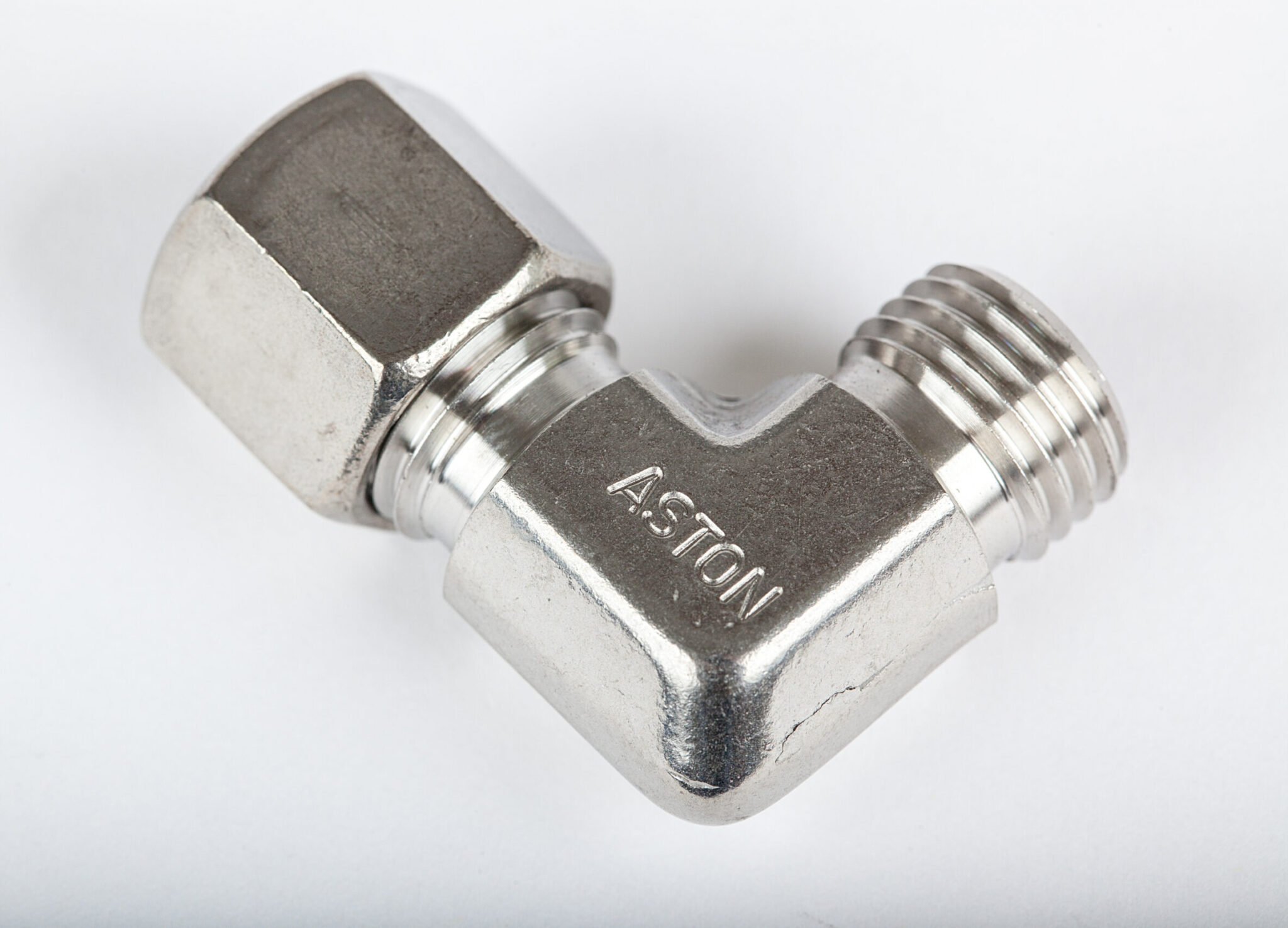 6mm OD x 1/4" NPT Male Stud Elbow Single Ferrule 'L' Series Stainless ...