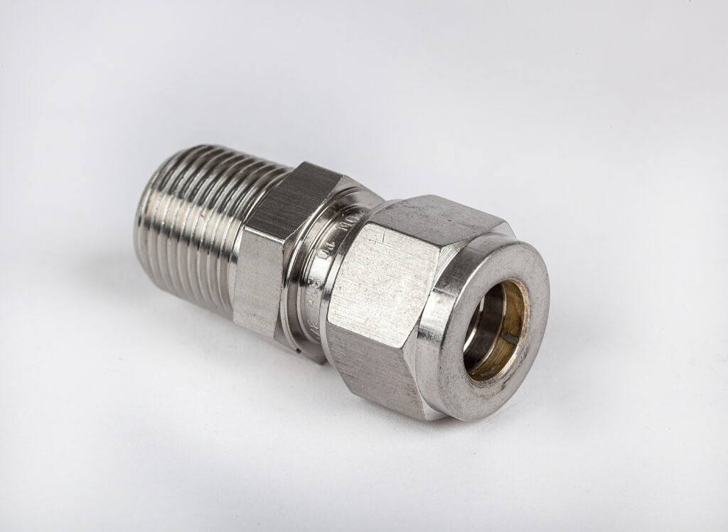 8mm OD x 1/4" NPT Male Stud Coupling Stainless Steel 316 | Product