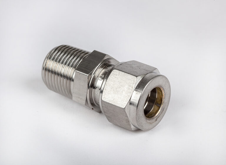3/8" OD x 1/4" NPT Male Stud Coupling Stainless Steel 316 | Product